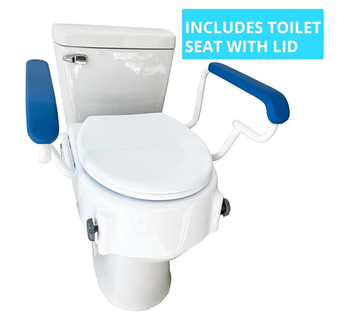 Sitz Bath For Toilet ProBasics Raised Toilet Seat With Lock And Arms ...