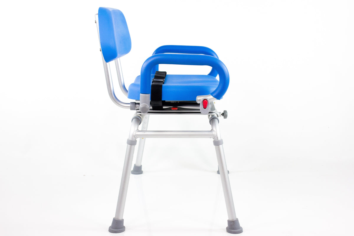 Carousel Sliding Transfer Bench with Swivel Seat. ***FREE ONLINE BONUS ...