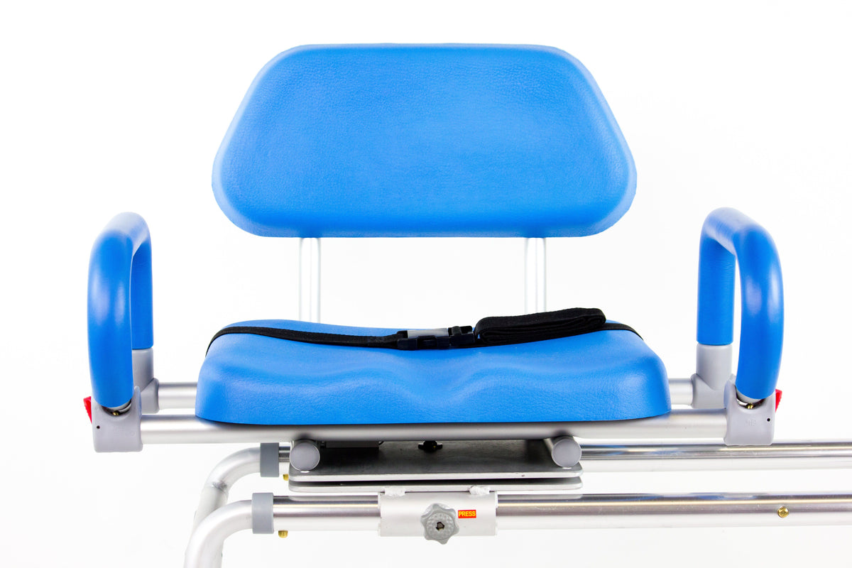 Carousel Sliding Transfer Bench with Swivel Seat. ***FREE ONLINE BONUS ...