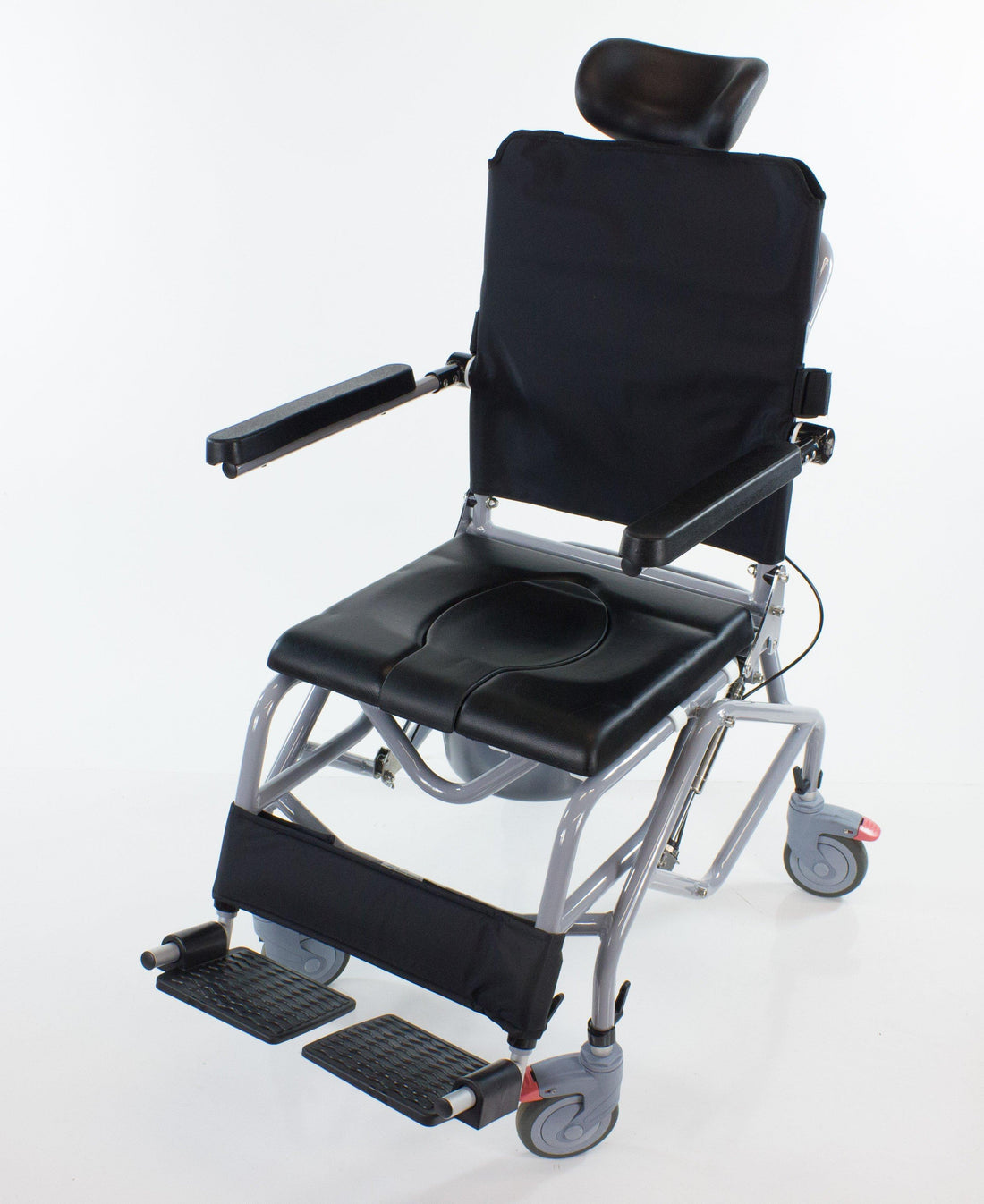 Professional Tilt-In-Space Reclining Shower/Commode Chair - Padded ...