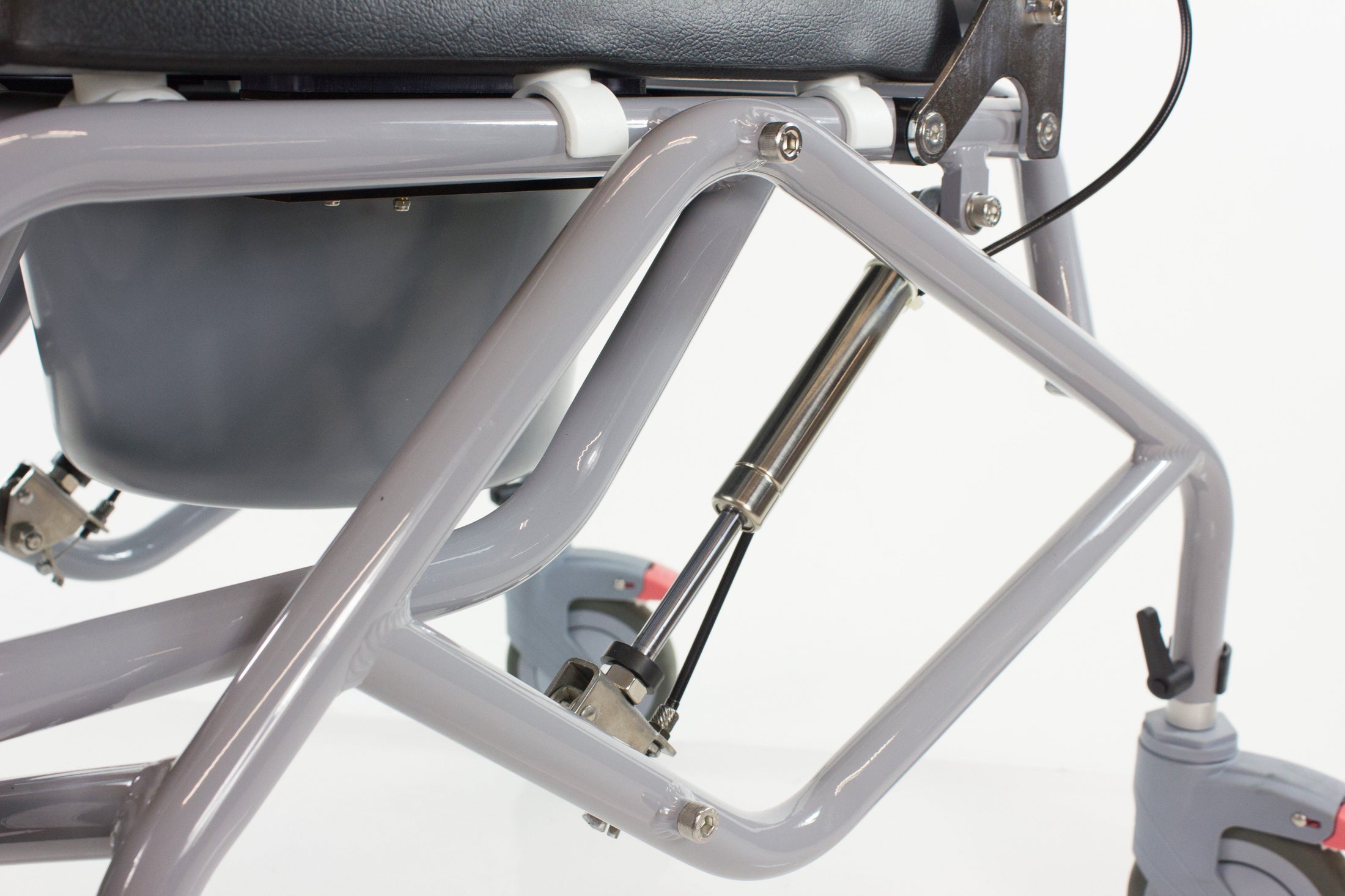 Professional Tilt-In-Space Reclining Shower/Commode Chair - Padded ...