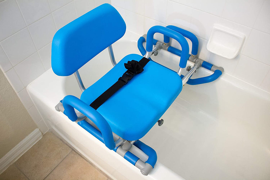 HydroSlide Sliding Bath Chair with Swivel Seat – Platinum Health Group